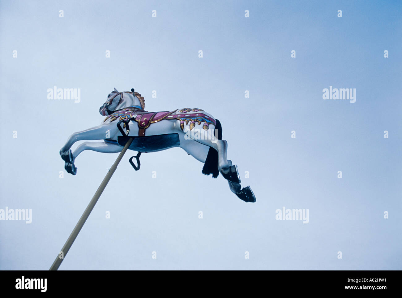 HORSE OF MERRY-GO-ROUND Stock Photo - Alamy