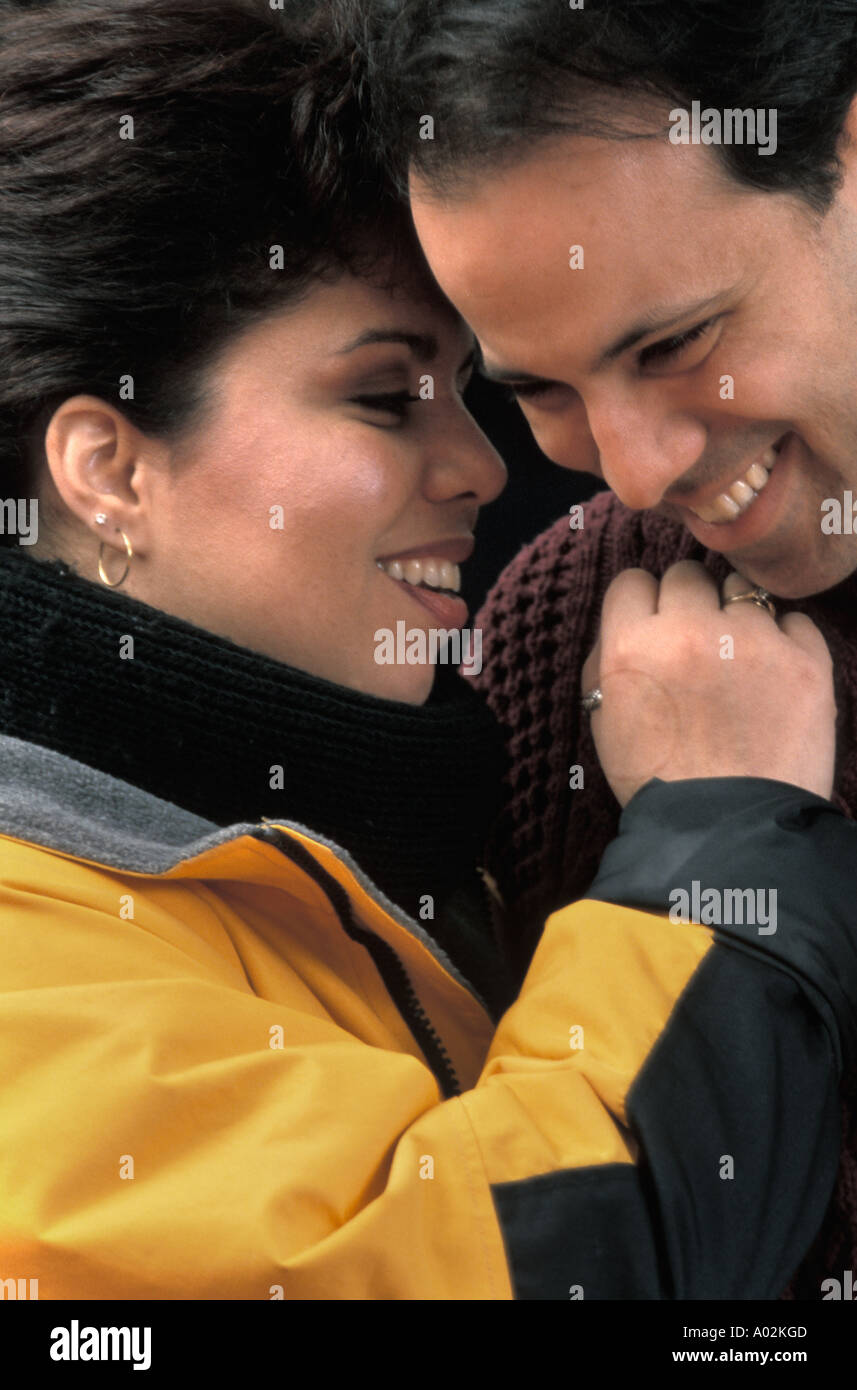 Happy romantic hispanic couple hi-res stock photography and images - Alamy