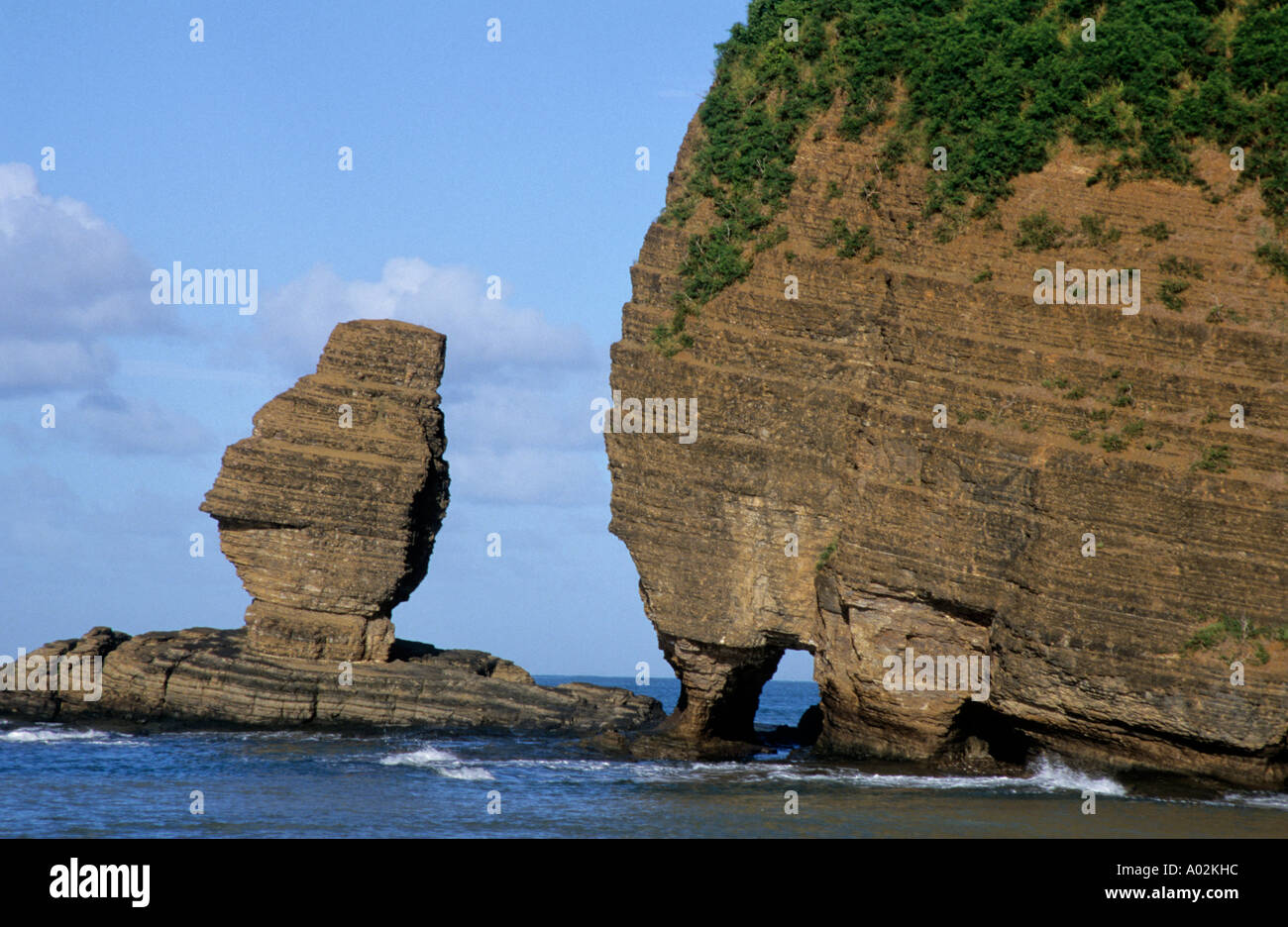 Coastal rock formations, Bourail, New Caledonia Stock Photo - Alamy