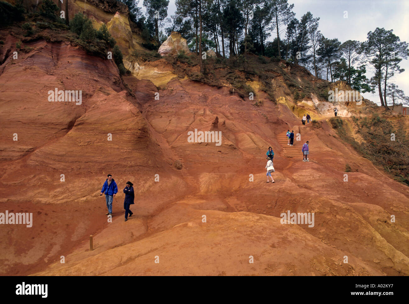 Old ochre quarries hi-res stock photography and images - Alamy