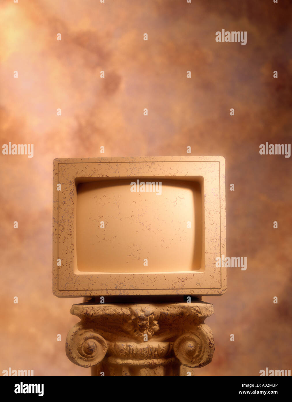Monitor on column Stock Photo - Alamy