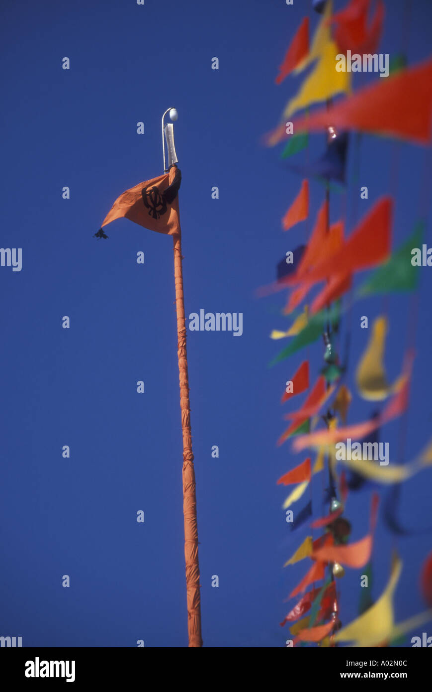 Sikhism flag hi-res stock photography and images - Alamy