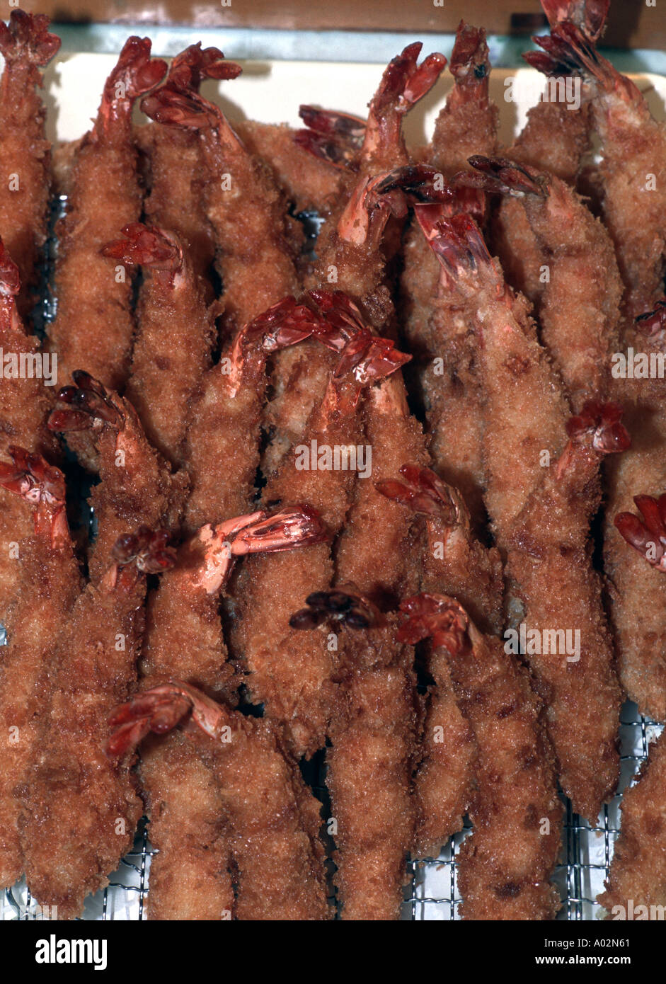 Fried King prawn Ebi Freshly fried Japan Stock Photo - Alamy