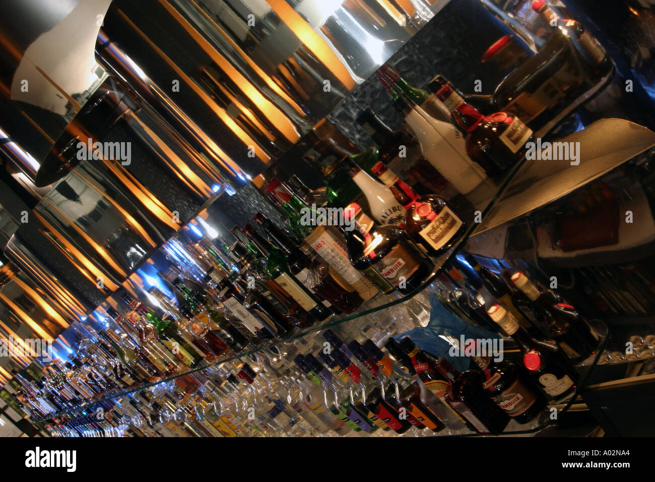 Interior bar counter design Stock Photo - Alamy