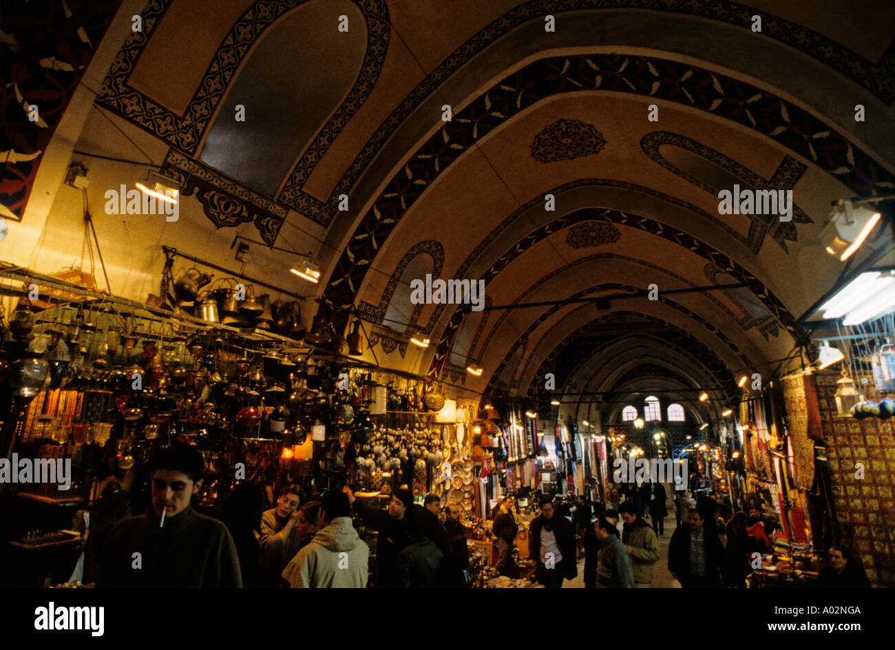 Inside The Grand Bazaar, Istanbul, Turkey Stock Photo - Alamy
