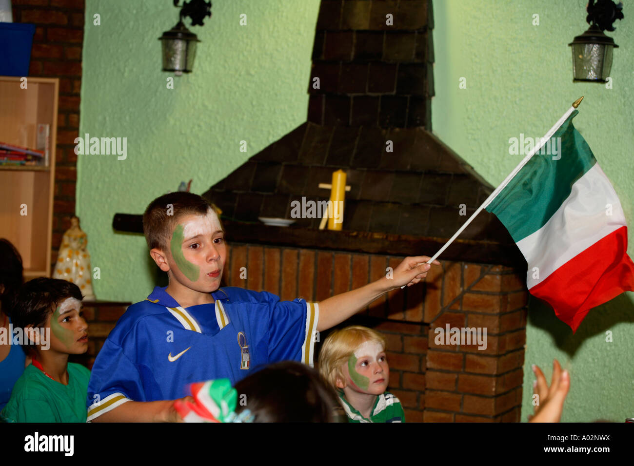 Kids flag football hi-res stock photography and images - Alamy