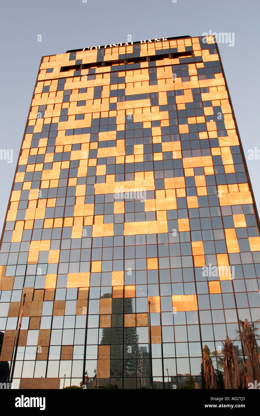 Miami Florida,Brickell Avenue,Colonial Bank,banking,broken windows ...