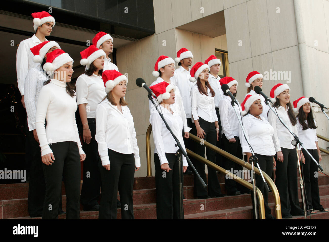 Miami Florida,Coral Gables,Junior Orange Bowl Caroling Competition ...