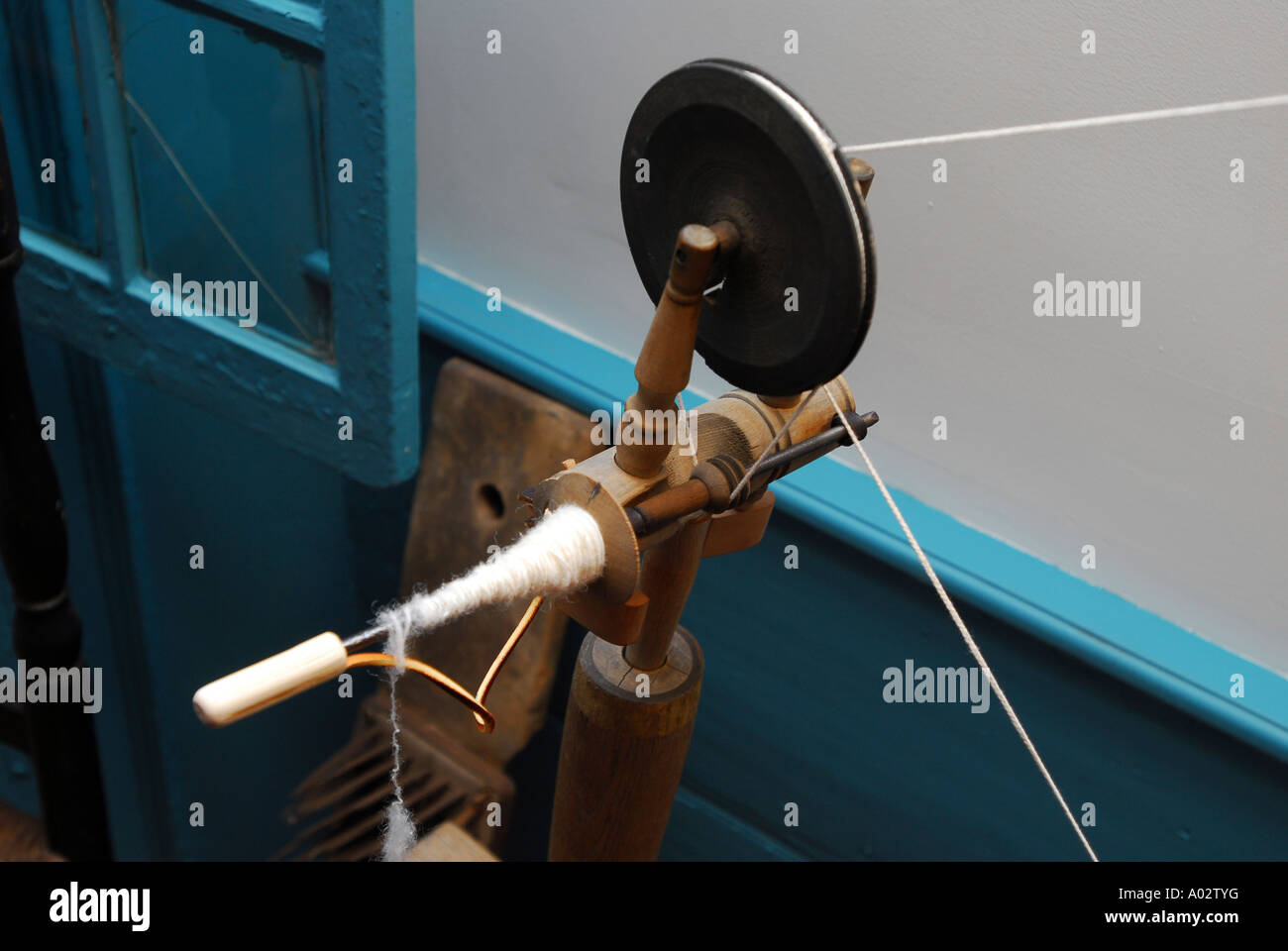 Old spinning machine hi-res stock photography and images - Alamy