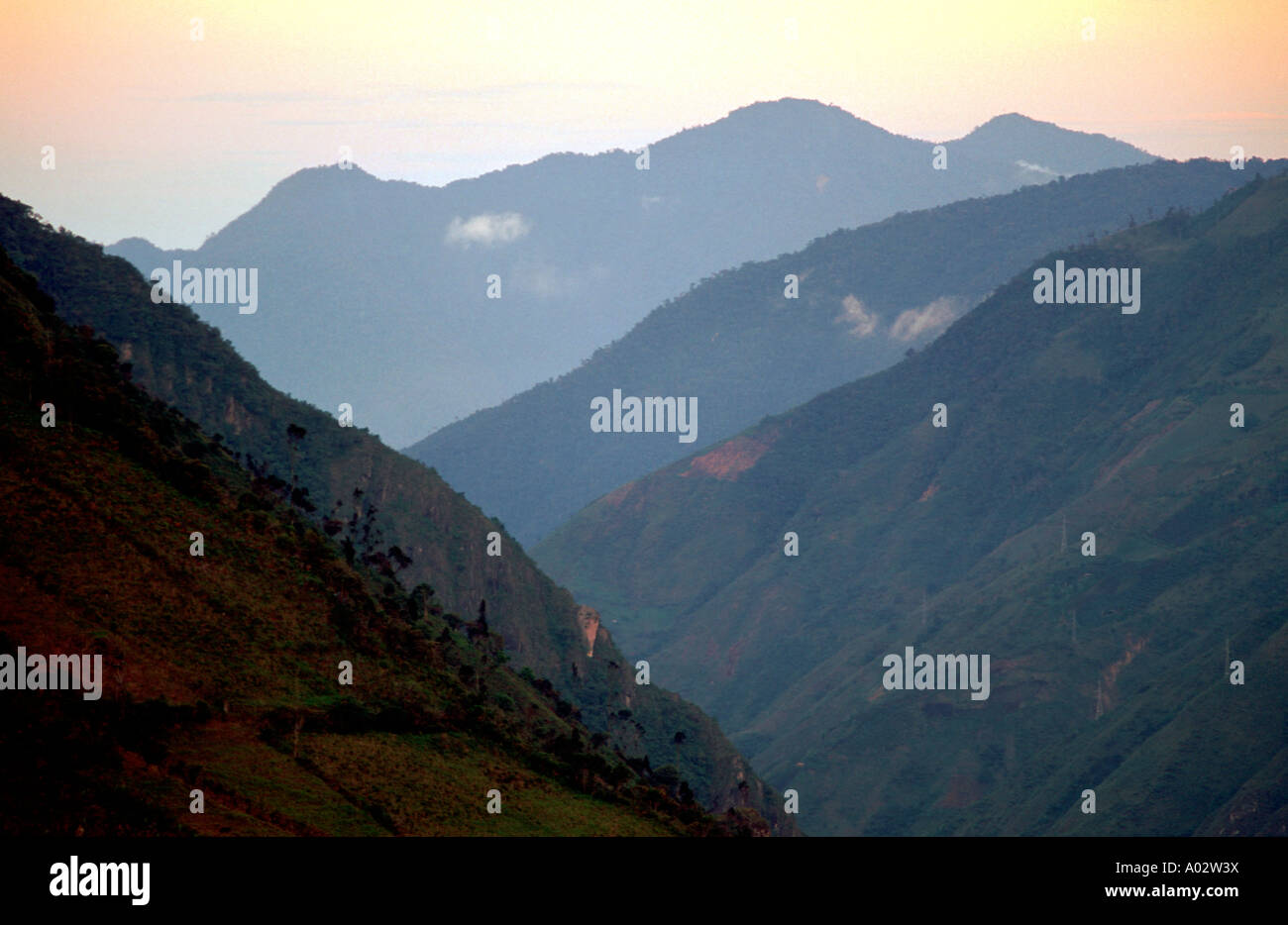 Andes Mountains near Quito, Ecuador, South America, Royalty Free Stock ...