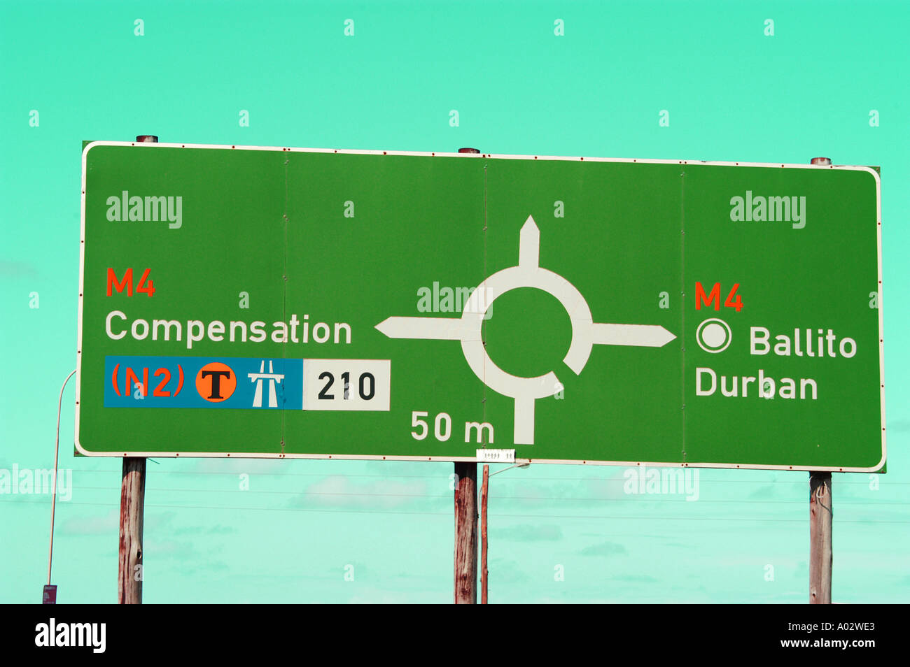 Humourous conceptual sign Compensation Stock Photo - Alamy