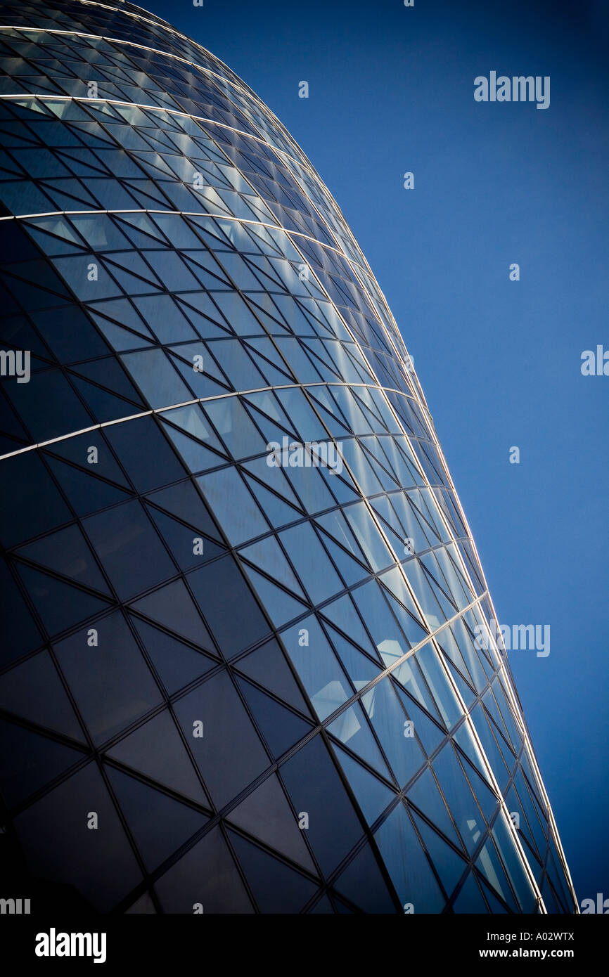The Gherkin building, home for Swiss Re Stock Photo - Alamy