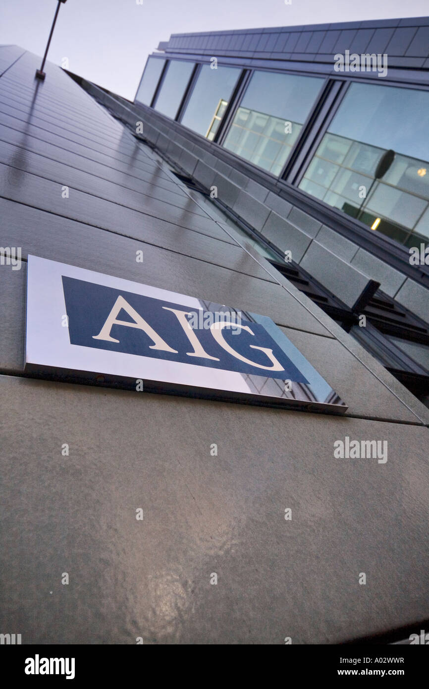 AIG American International Group building on Fenchurch Street London ...