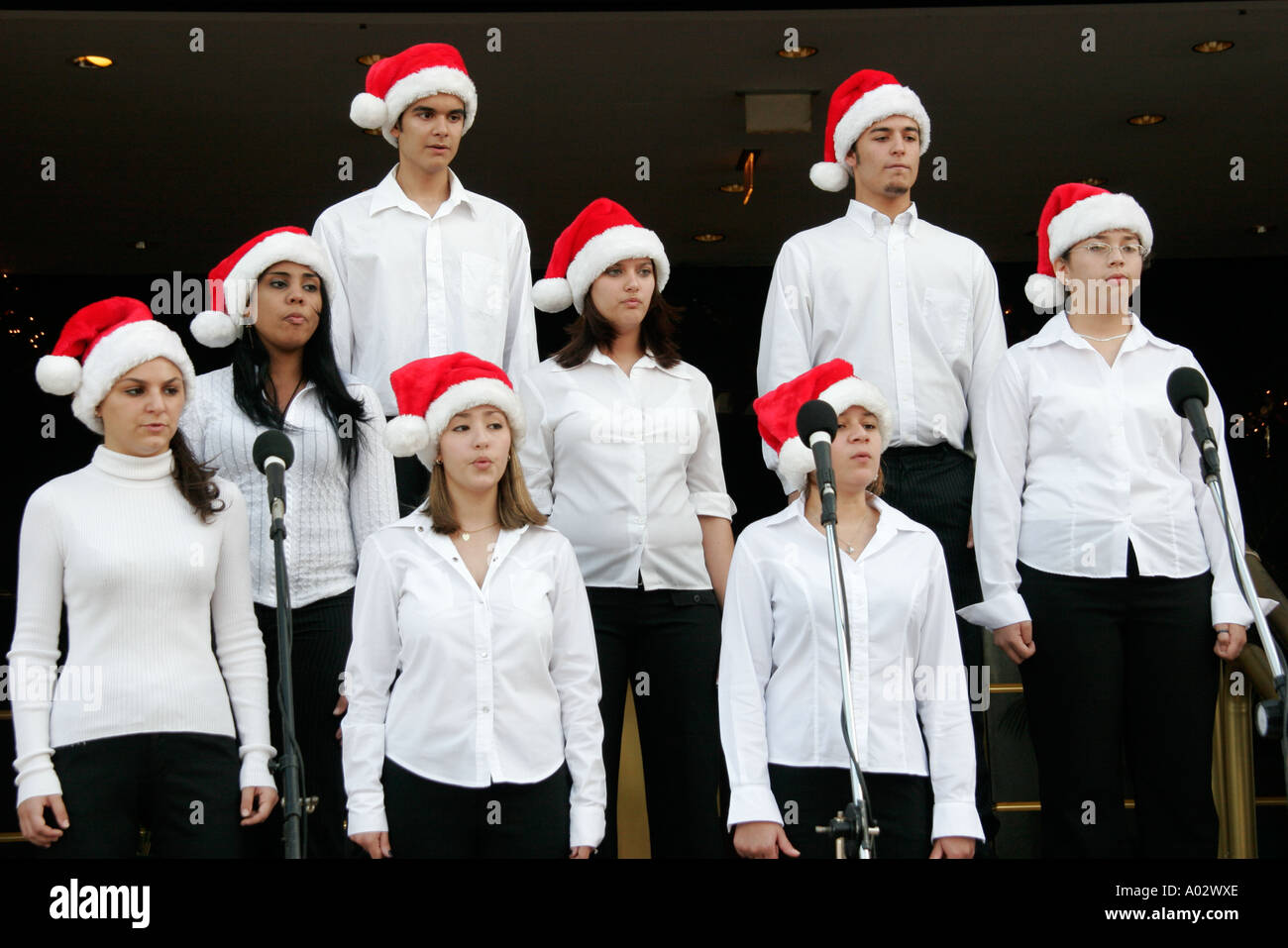 Miami Florida,Coral Gables,Junior Orange Bowl Caroling Competition ...