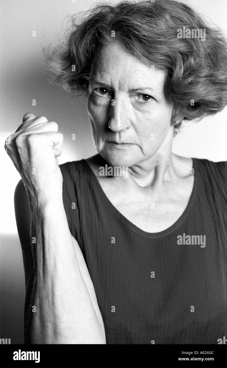 One woman angry Black and White Stock Photos & Images - Alamy