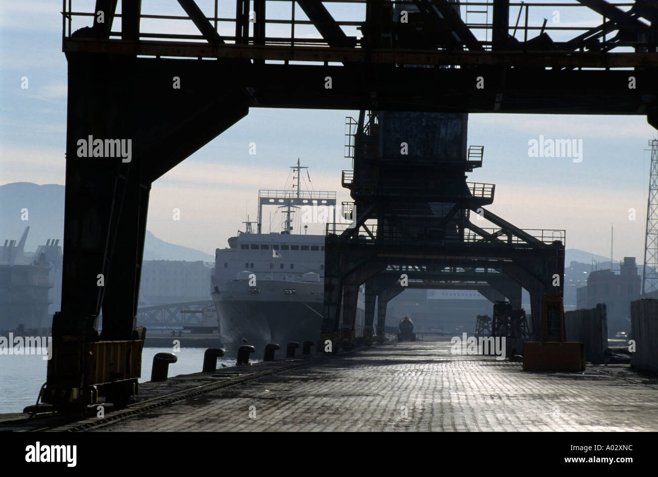 Marseille container ship hi-res stock photography and images - Alamy