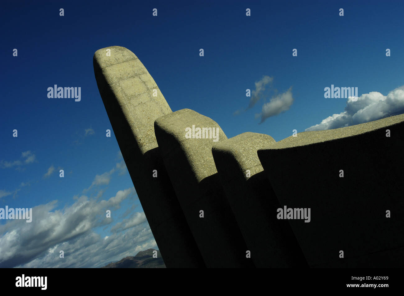 The Afrikaans Taal language monument stands on the southern slopes of ...