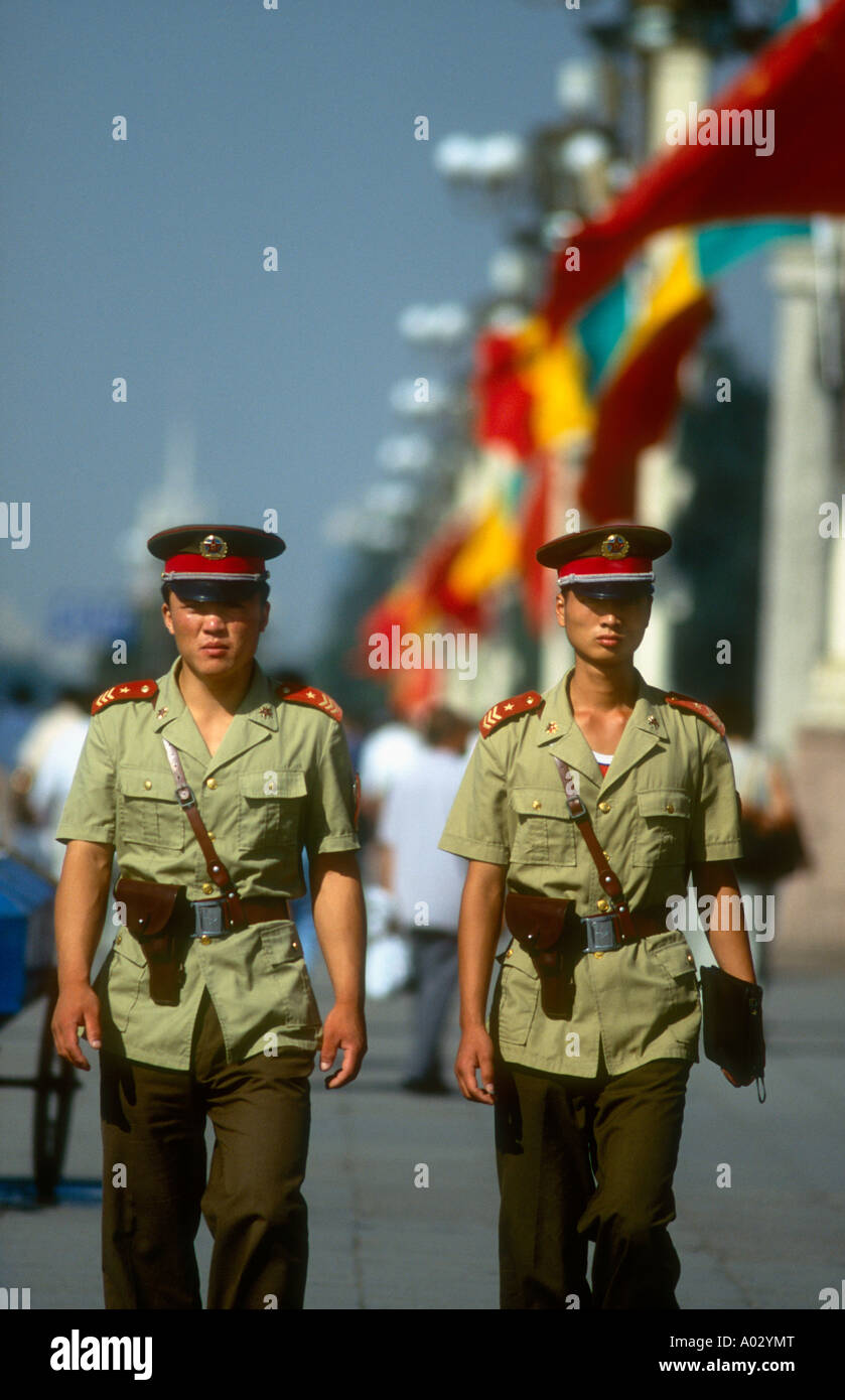 Chinese police on patrol hi-res stock photography and images - Alamy