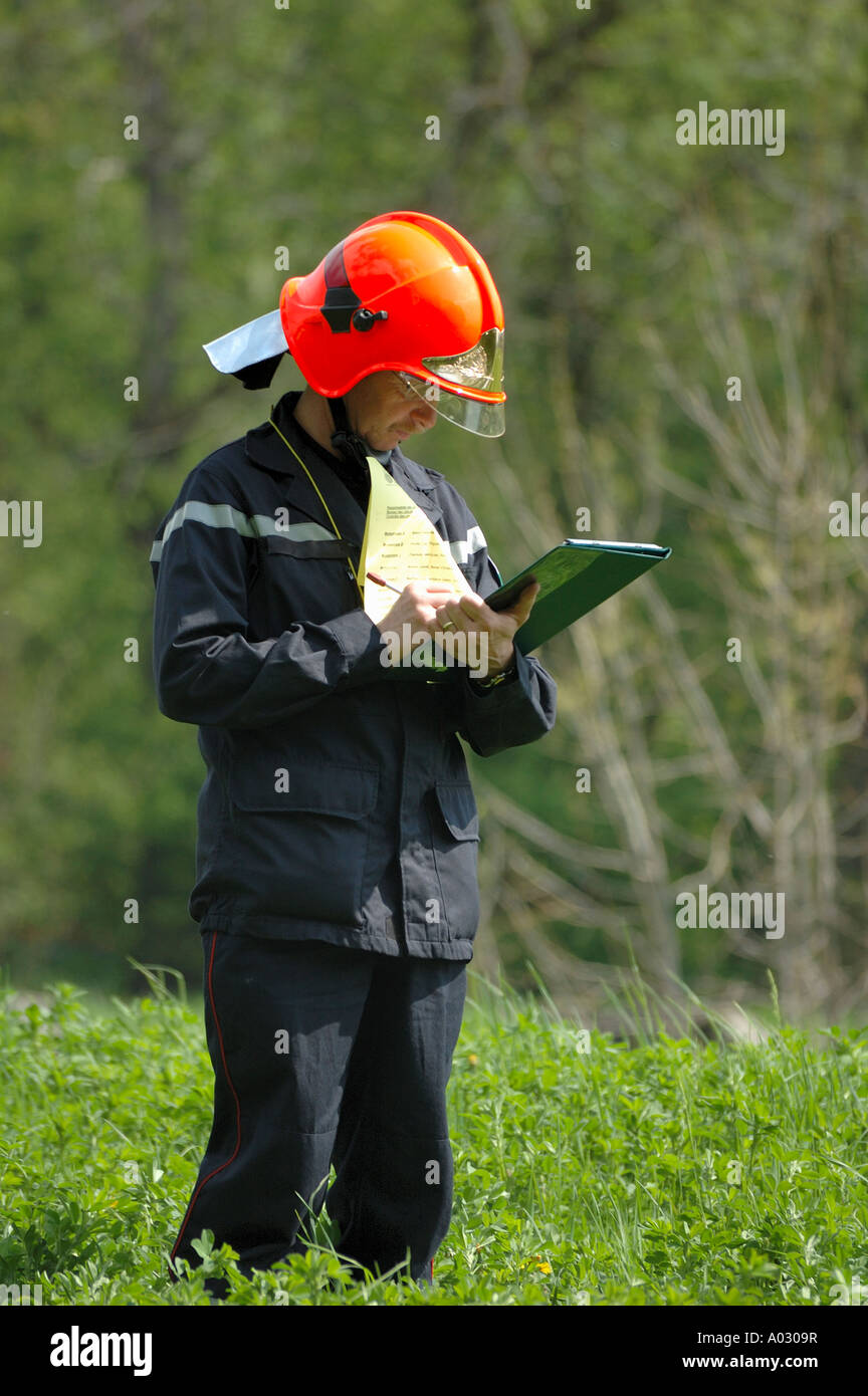 Fire inspector hi-res stock photography and images - Alamy