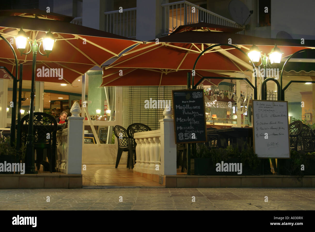 Restaurant in calpe hi-res stock photography and images - Alamy