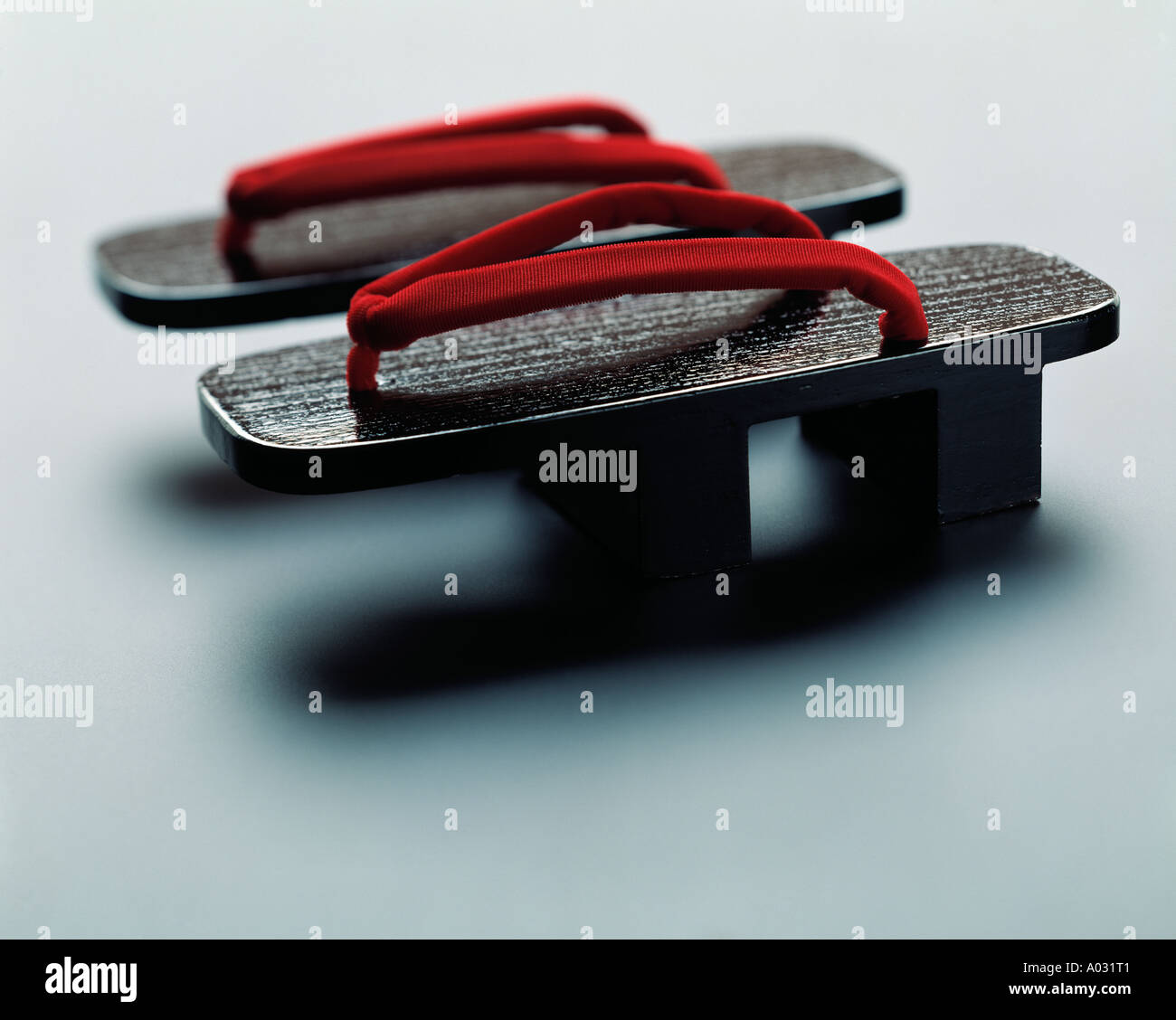 still life of Japanese Geta contempory treatment Stock Photo - Alamy