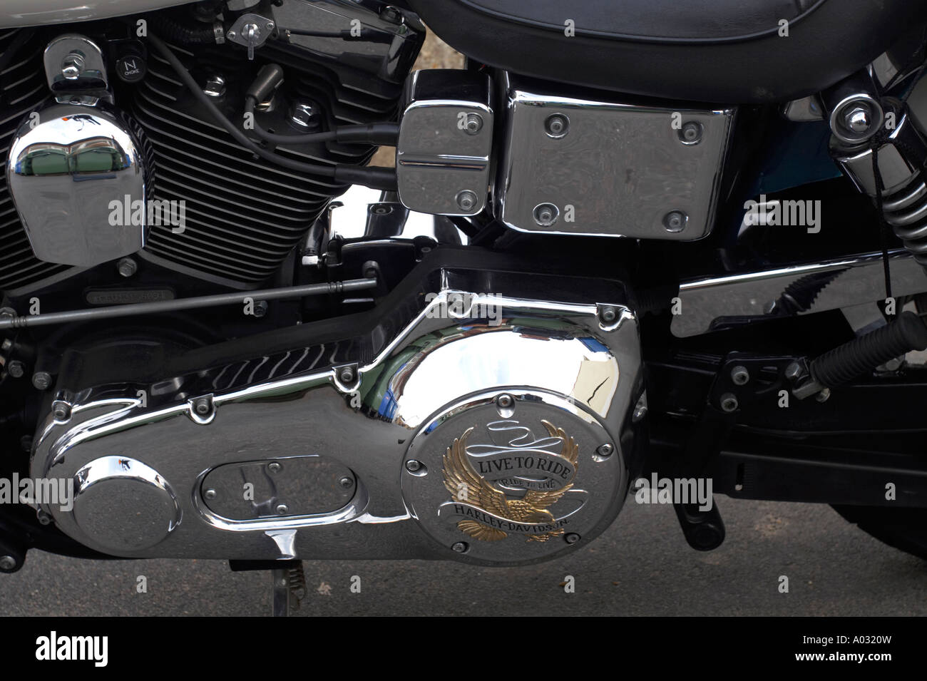 Motorbike harley davidson engine hi-res stock photography and images ...