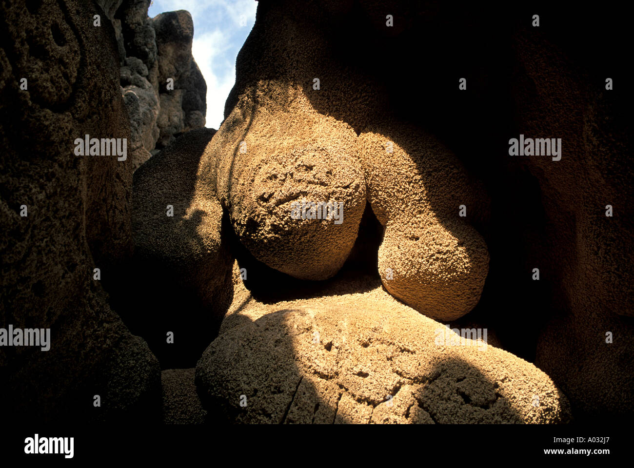 taino petroglyphs las caritas Dominican Republic Isla Cabritos National ...