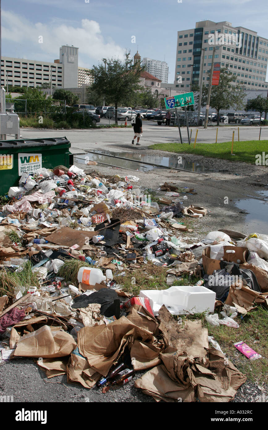 Miami Florida,trash,litter,trash,pollution,clutter,environment,paper ...