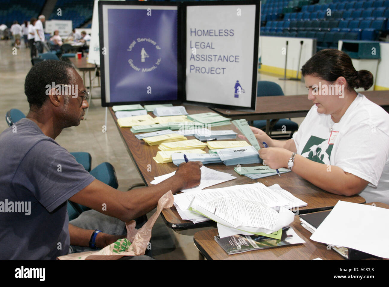 Miami Florida,Arena,Miami Cares Day,homeless,beggar,free services,poor ...