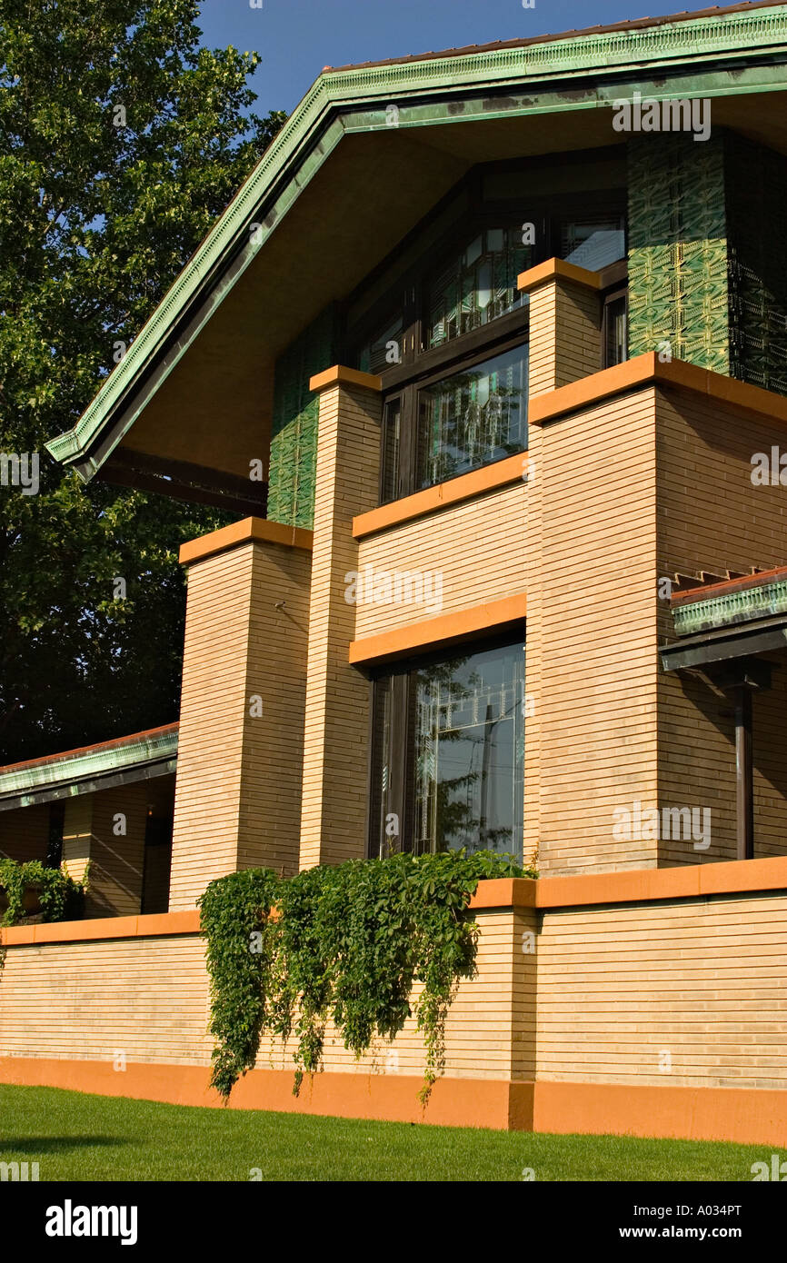 ILLINOIS Springfield Dana Thomas House designed by Frank Lloyd Wright ...