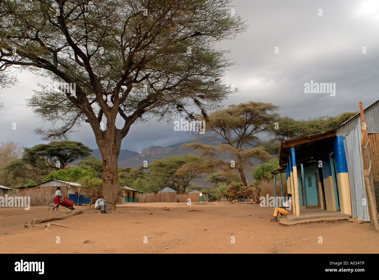 African village of South Horr Kenya Stock Photo - Alamy