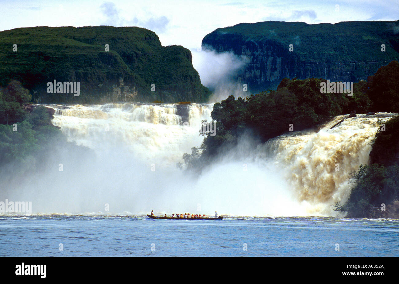 Canaima Waterfalls, Canaima, Venezuela Stock Photo - Alamy