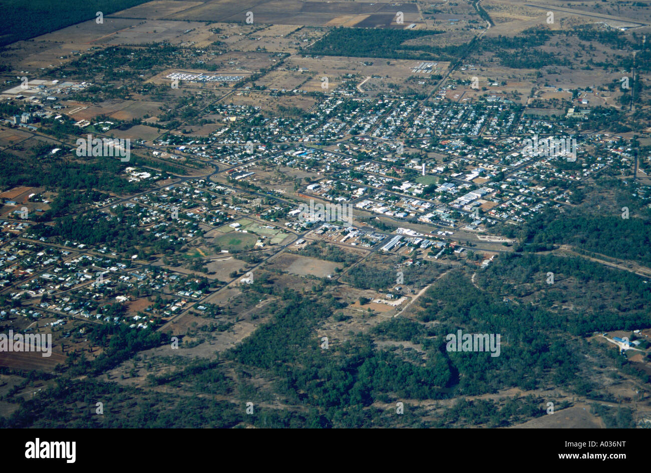 Aerial town chinchilla hi-res stock photography and images - Alamy