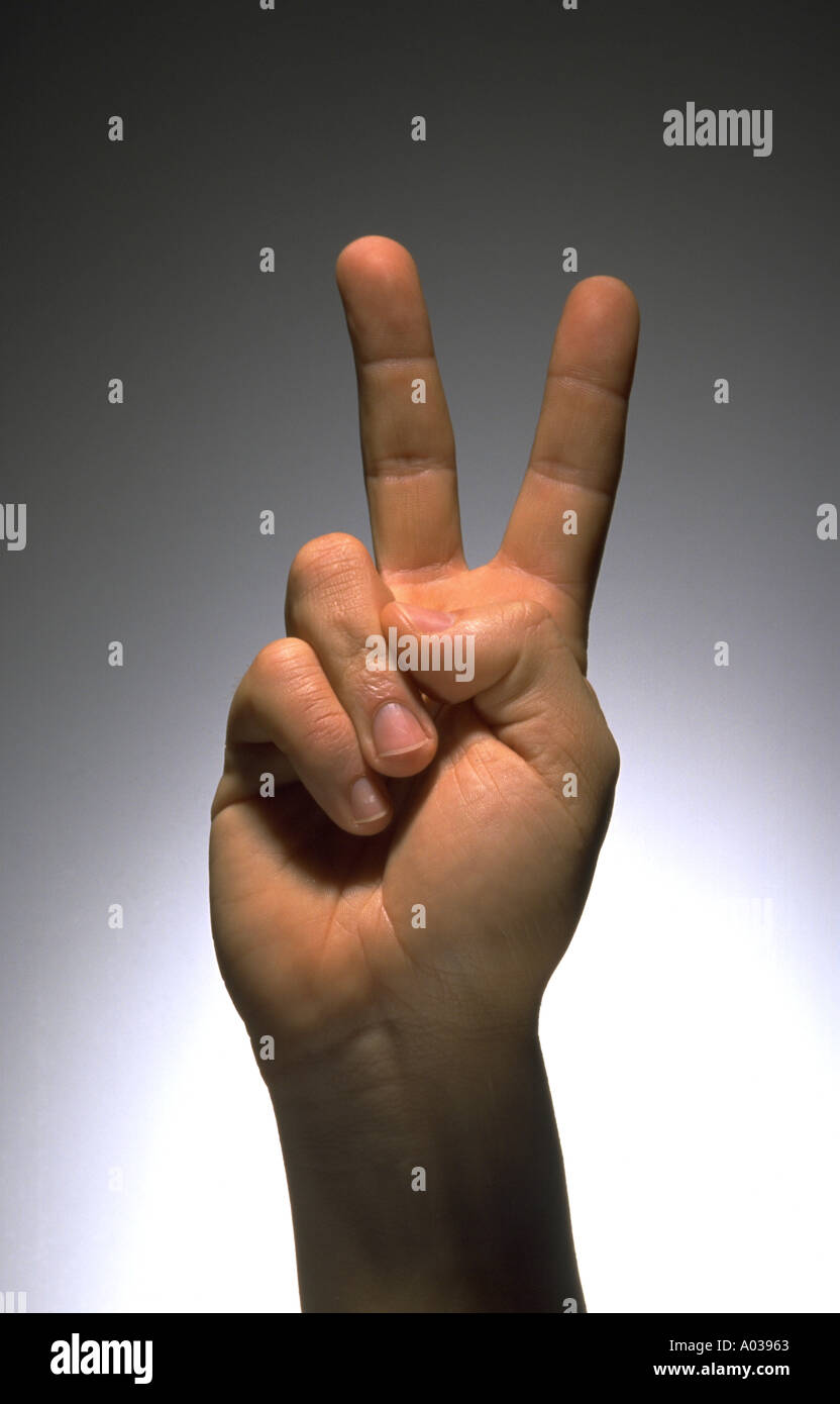 Victory salute hi-res stock photography and images - Alamy