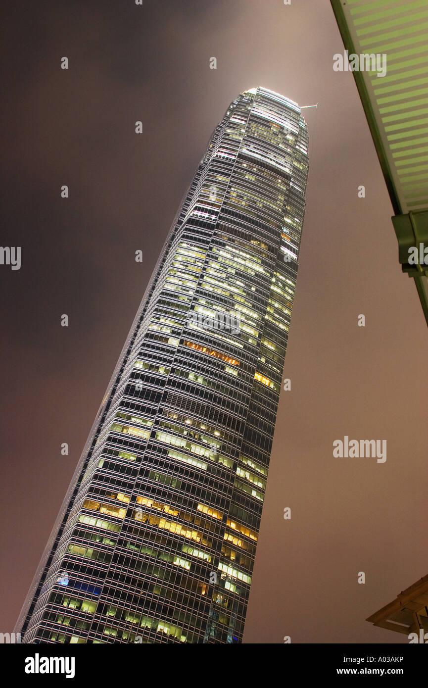 IFC Building At Night , Hong Kong Stock Photo - Alamy