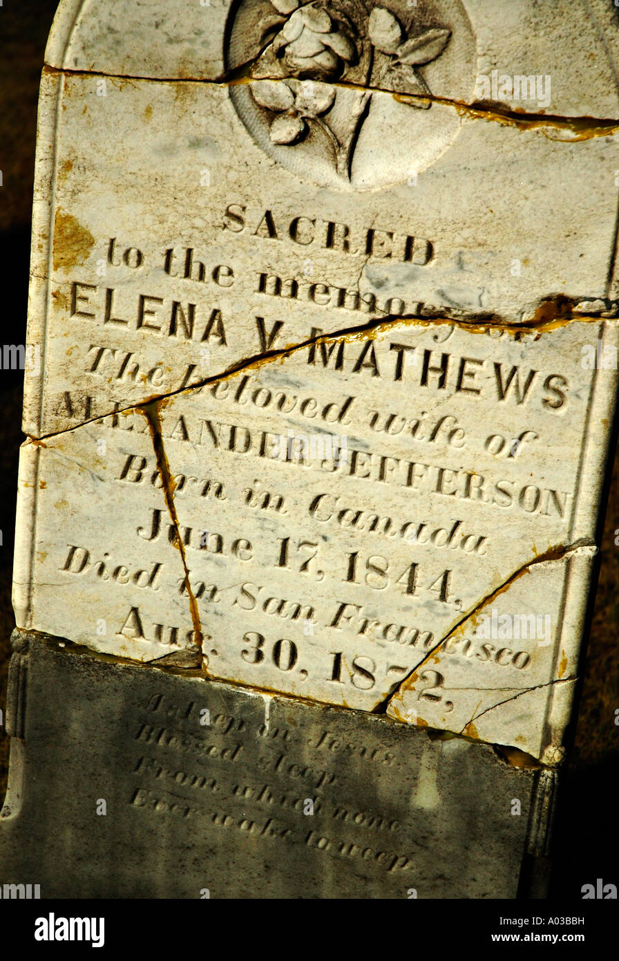 Nineteenth century gravestone hi-res stock photography and images - Alamy