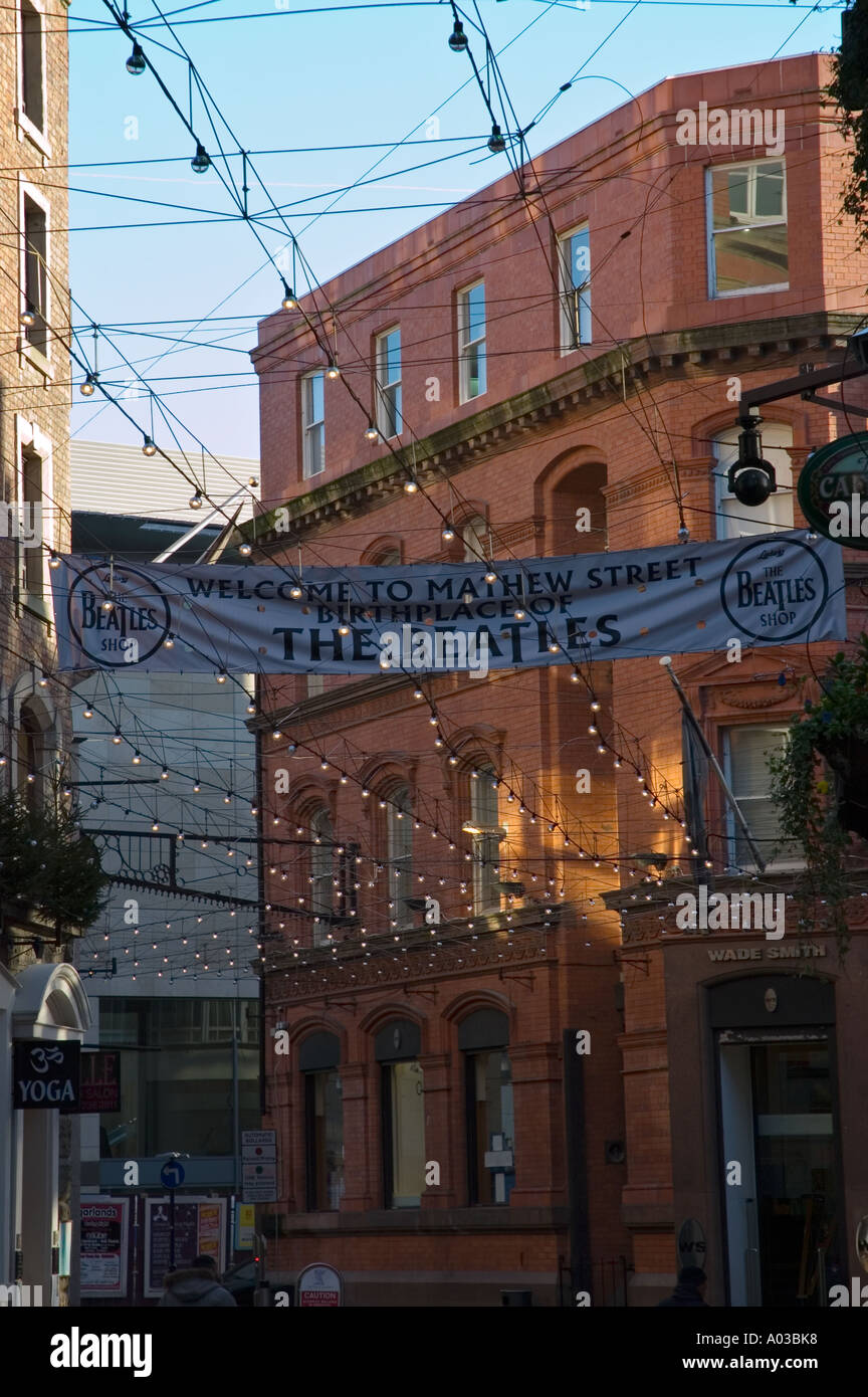 Mathew Street in Liverpool Stock Photo - Alamy