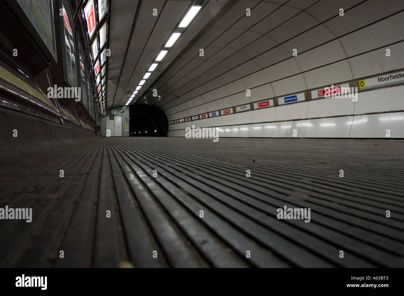 Moorfields Railway station on the Northern Line in Liverpool Merseyside ...