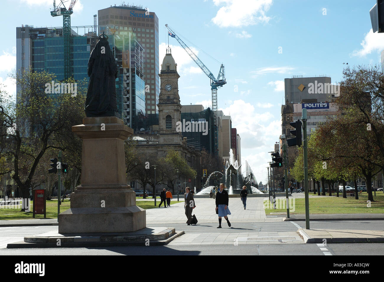 Victoria Square Adelaide Australia Stock Photo - Alamy