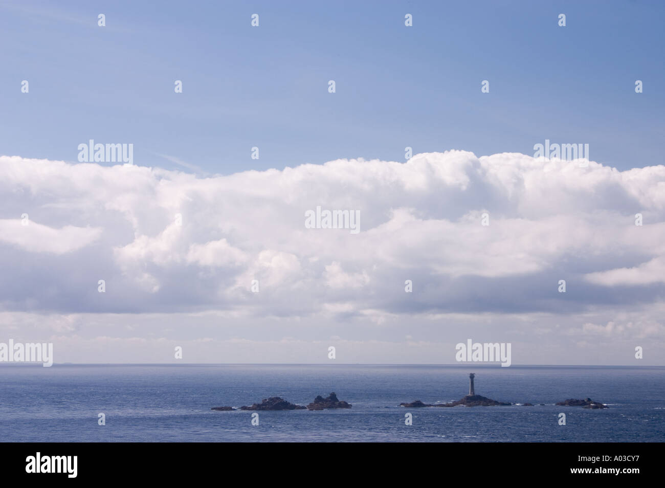 Longships light hi-res stock photography and images - Alamy