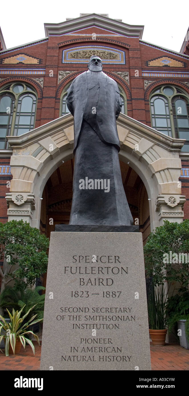 Statue of Spencer Fullerton Baird, Smithsonian Institution, Washington ...