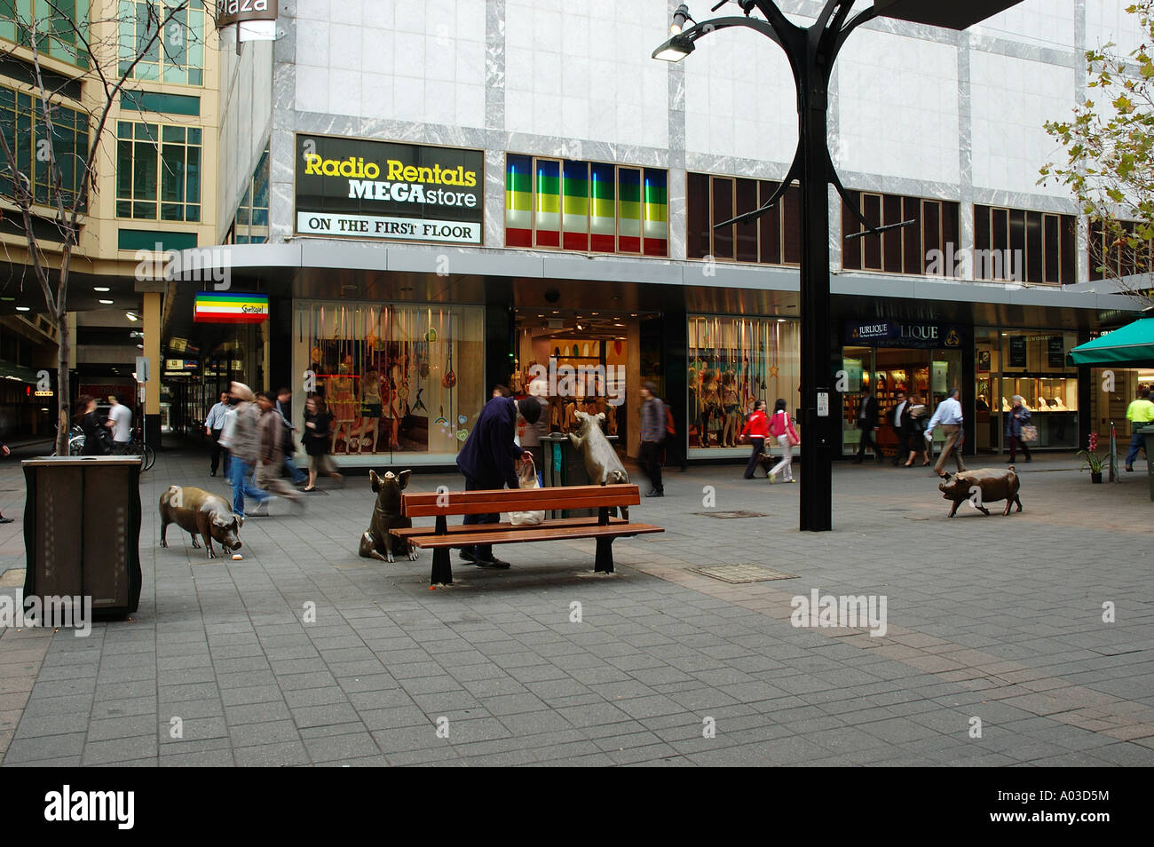 Rundle Mall Adelaide Stock Photo - Alamy
