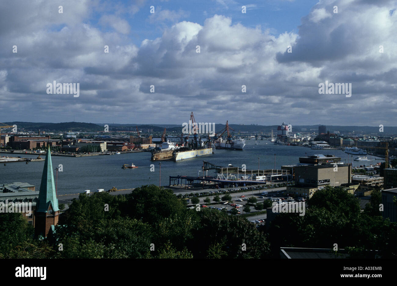 Port of Gothenburg Sweden Stock Photo - Alamy