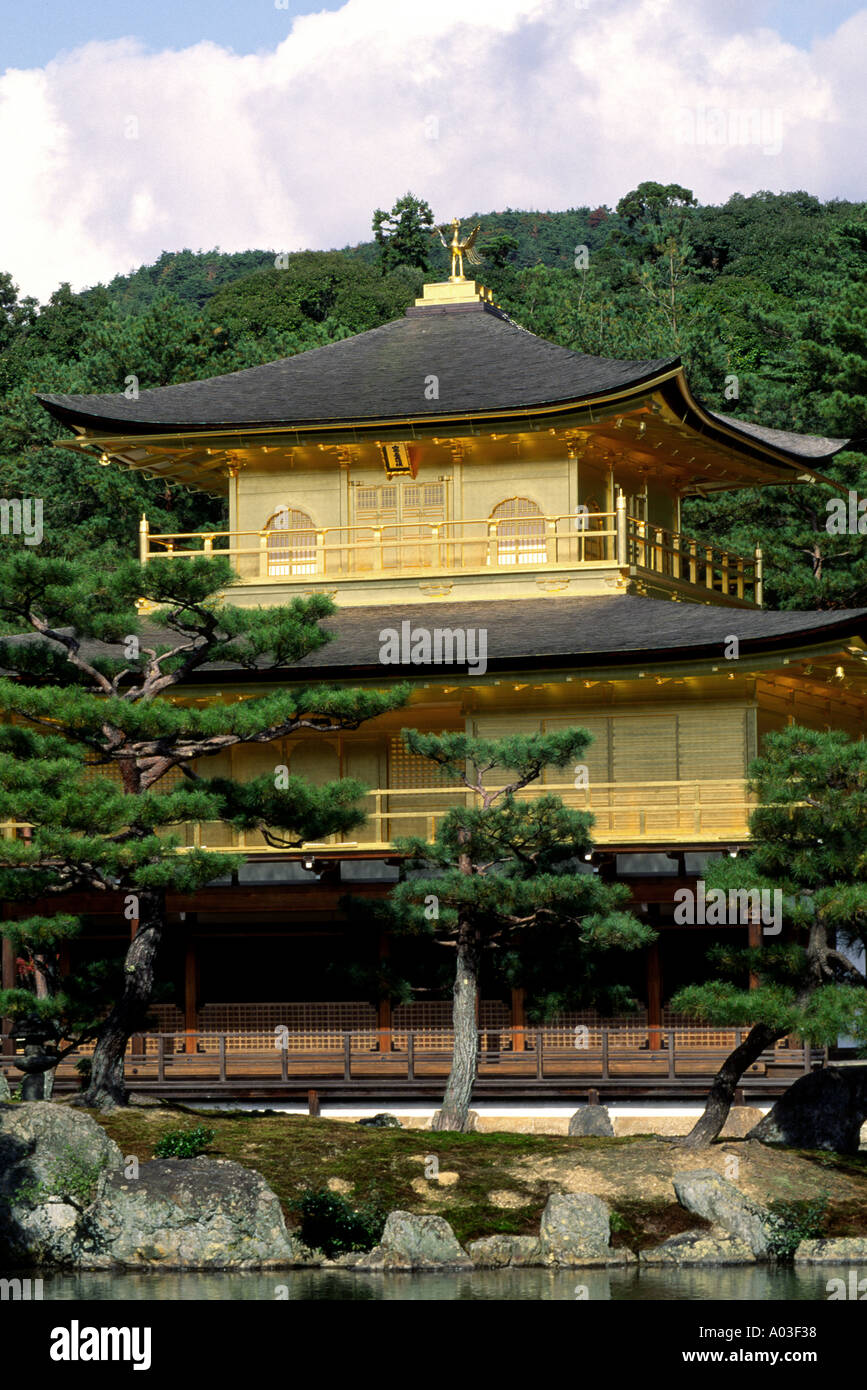 Japan Kyoto Kinkakuji Gold Pavilion Stock Photo - Alamy