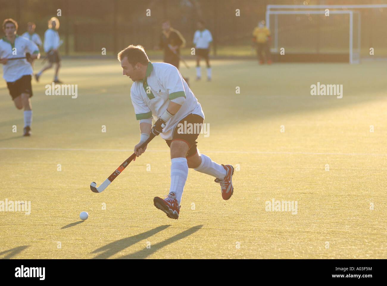 Men`s hockey at club level, St. Nicholas Park, Warwick, Warwickshire ...
