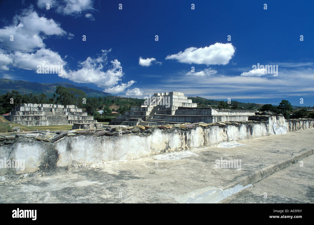 Stock image of the Mayan ruins of Zaculeu Saqulew in Huehuetenango ...