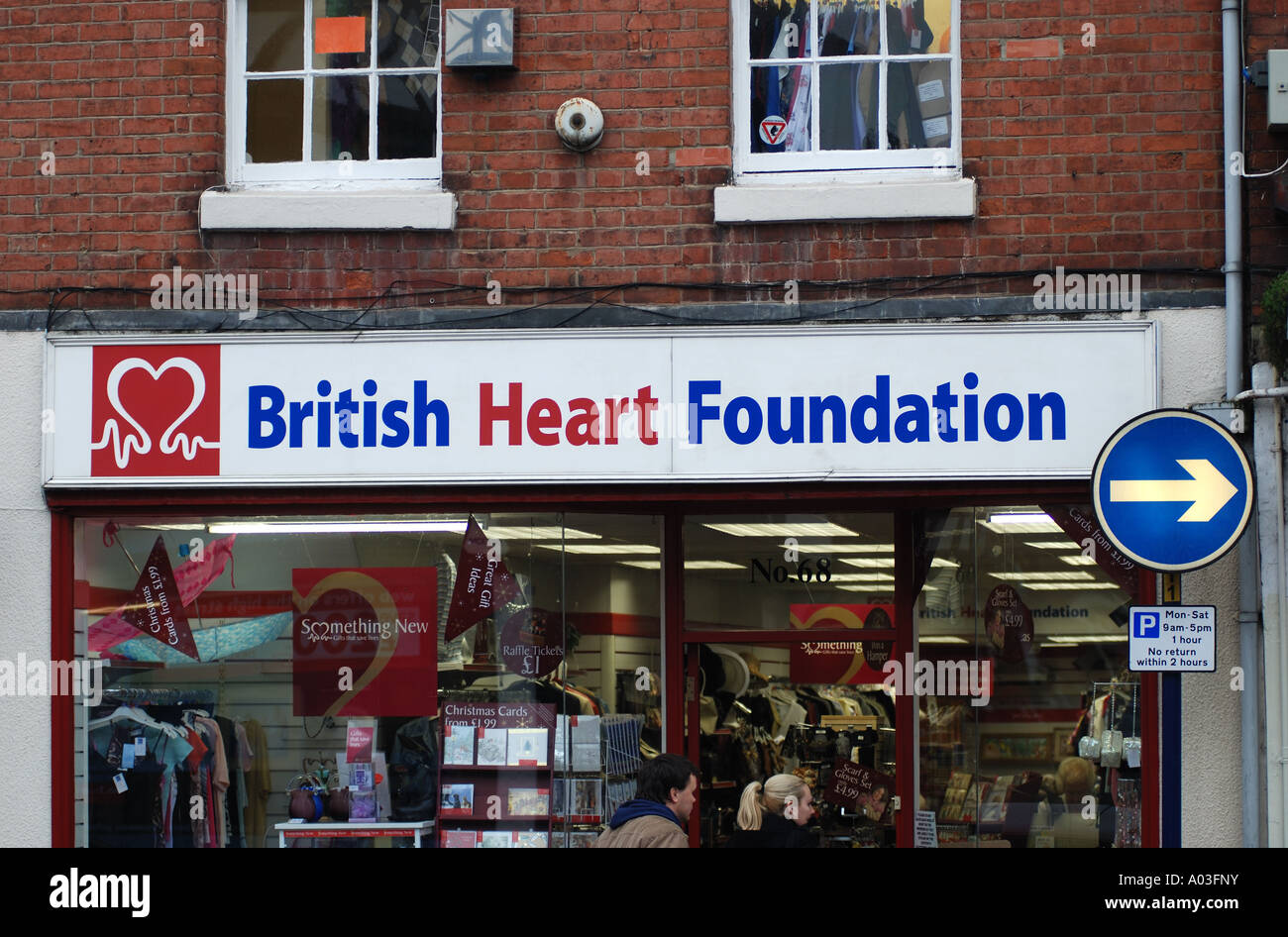 British Heart Foundation charity shop, Warwick, Warwickshire, England ...