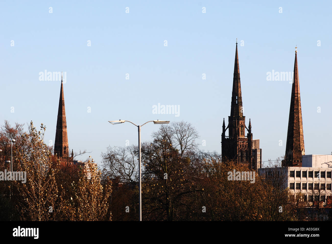 Three spires of coventry hi-res stock photography and images - Alamy