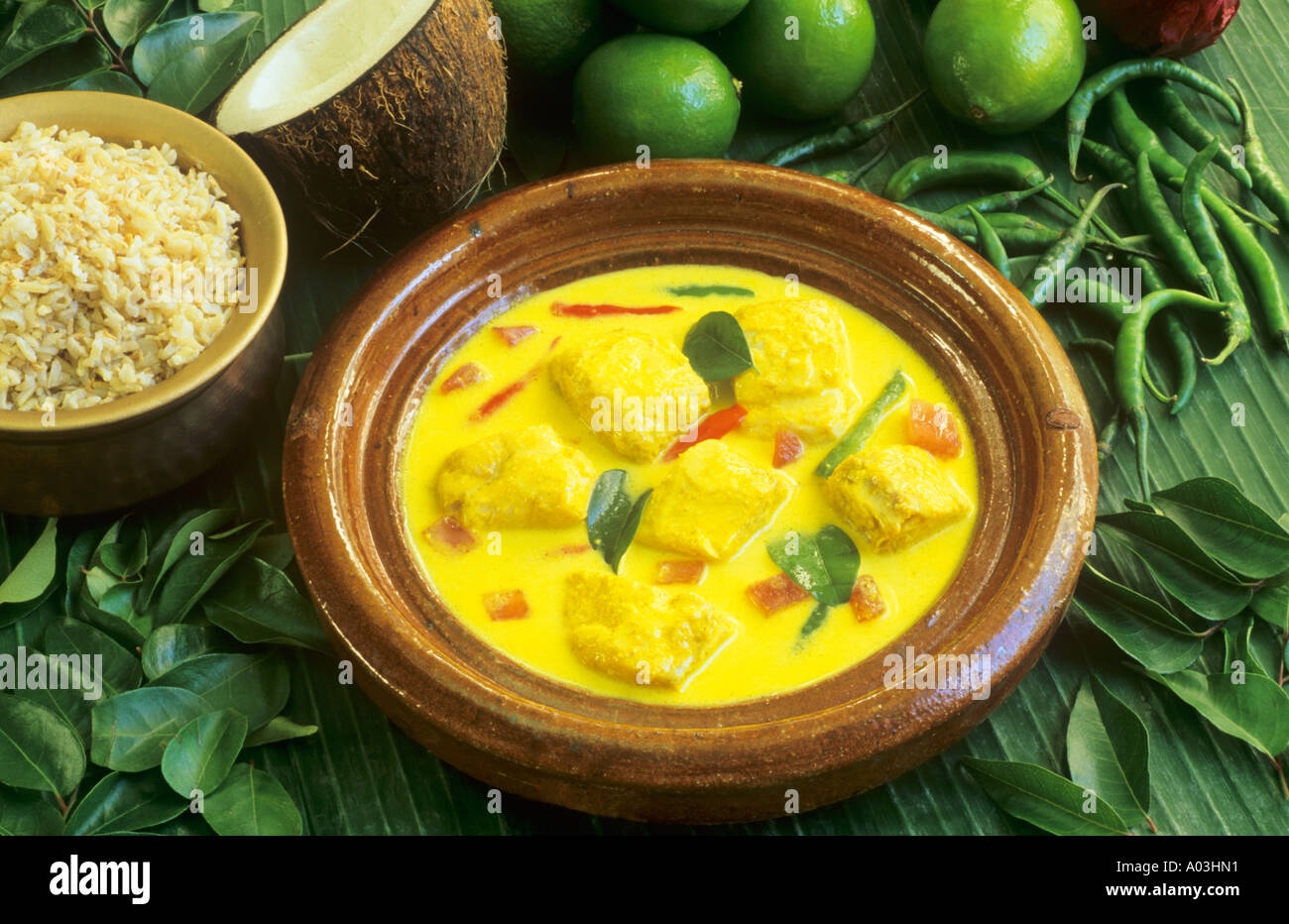 Kingfish Molee Kerala India Stock Photo - Alamy