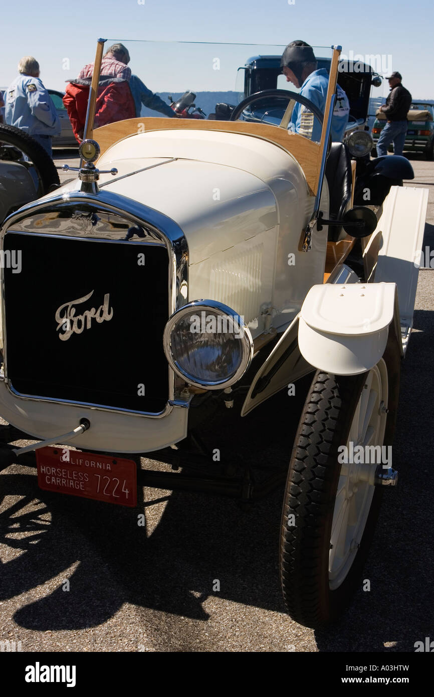 Santa Clara Model T Ford Club vintage car tour at Vista Point on route ...